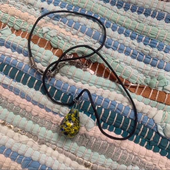 Urban Outfitters | Jewelry | Blown Glass Tear Drop Bulb Necklace | Poshmark